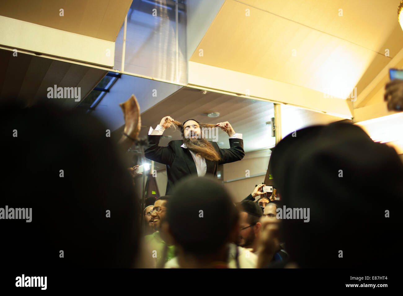 Followers of the Breslov Hasidic Jewish movement make a yearly ...