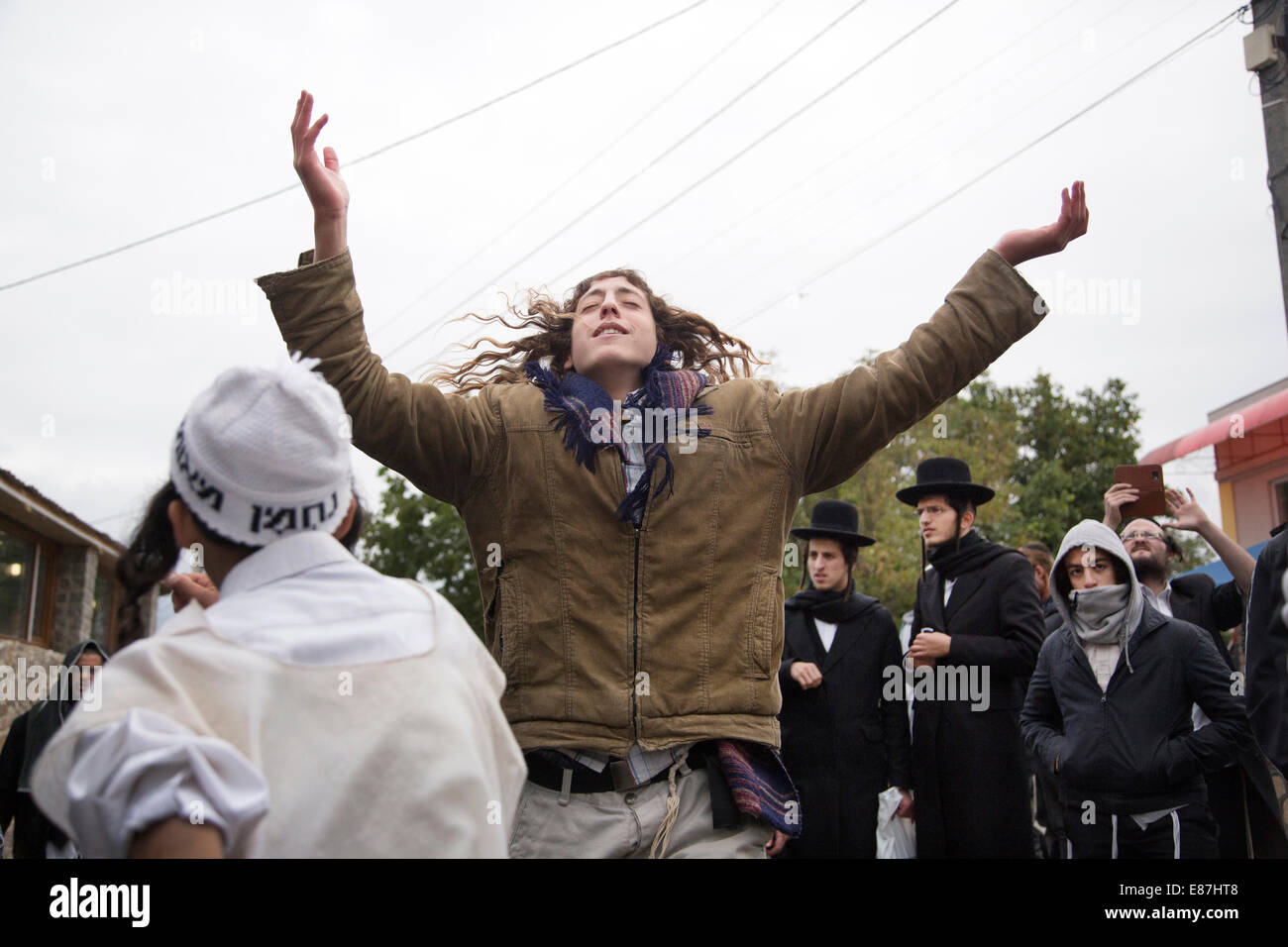 Followers of the Breslov Hasidic Jewish movement make a yearly ...