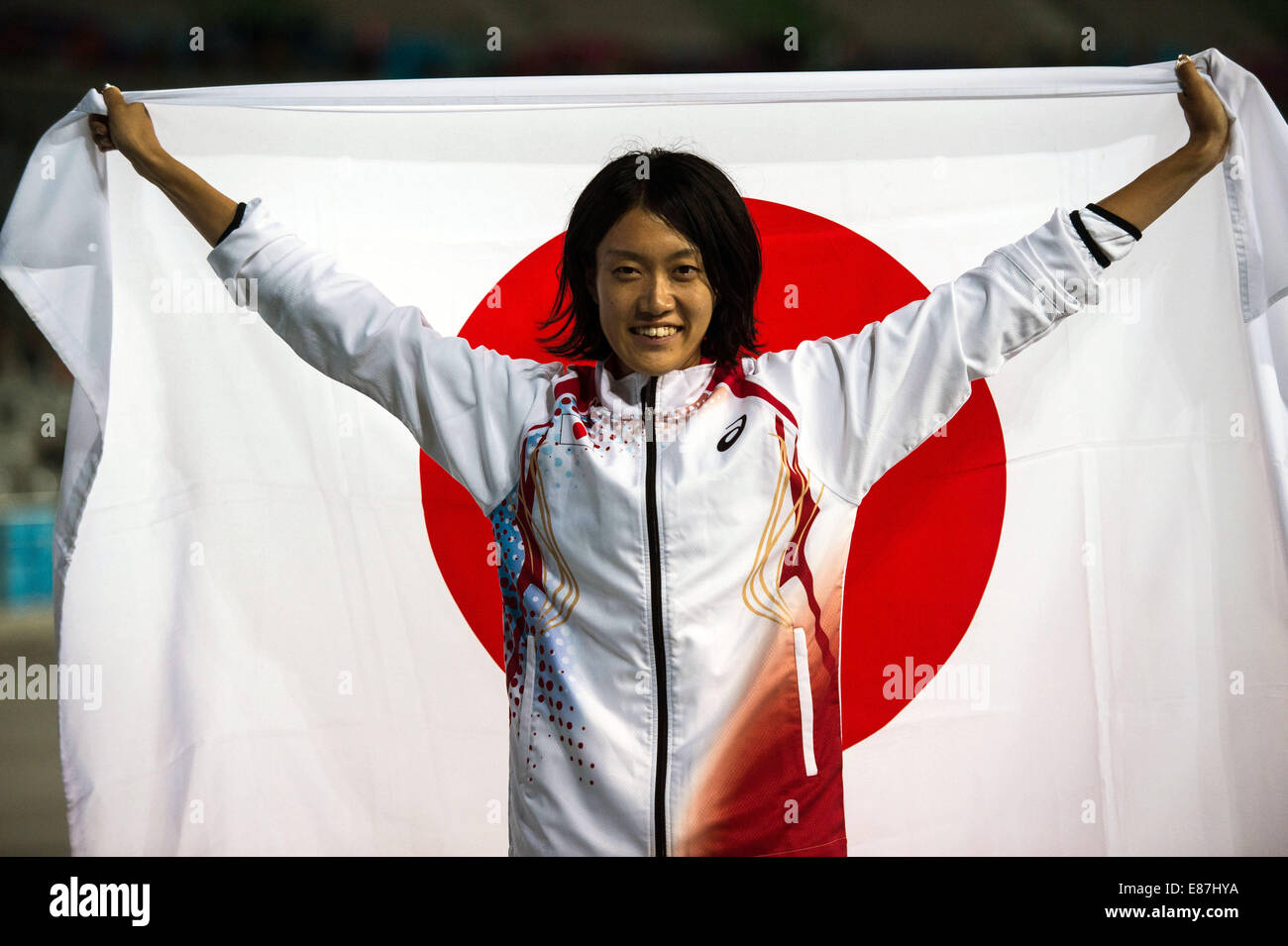 Tomomi Abiko (JPN), SEPTEMBER 30, 2014 - Athletics : Tomomi Abiko of ...