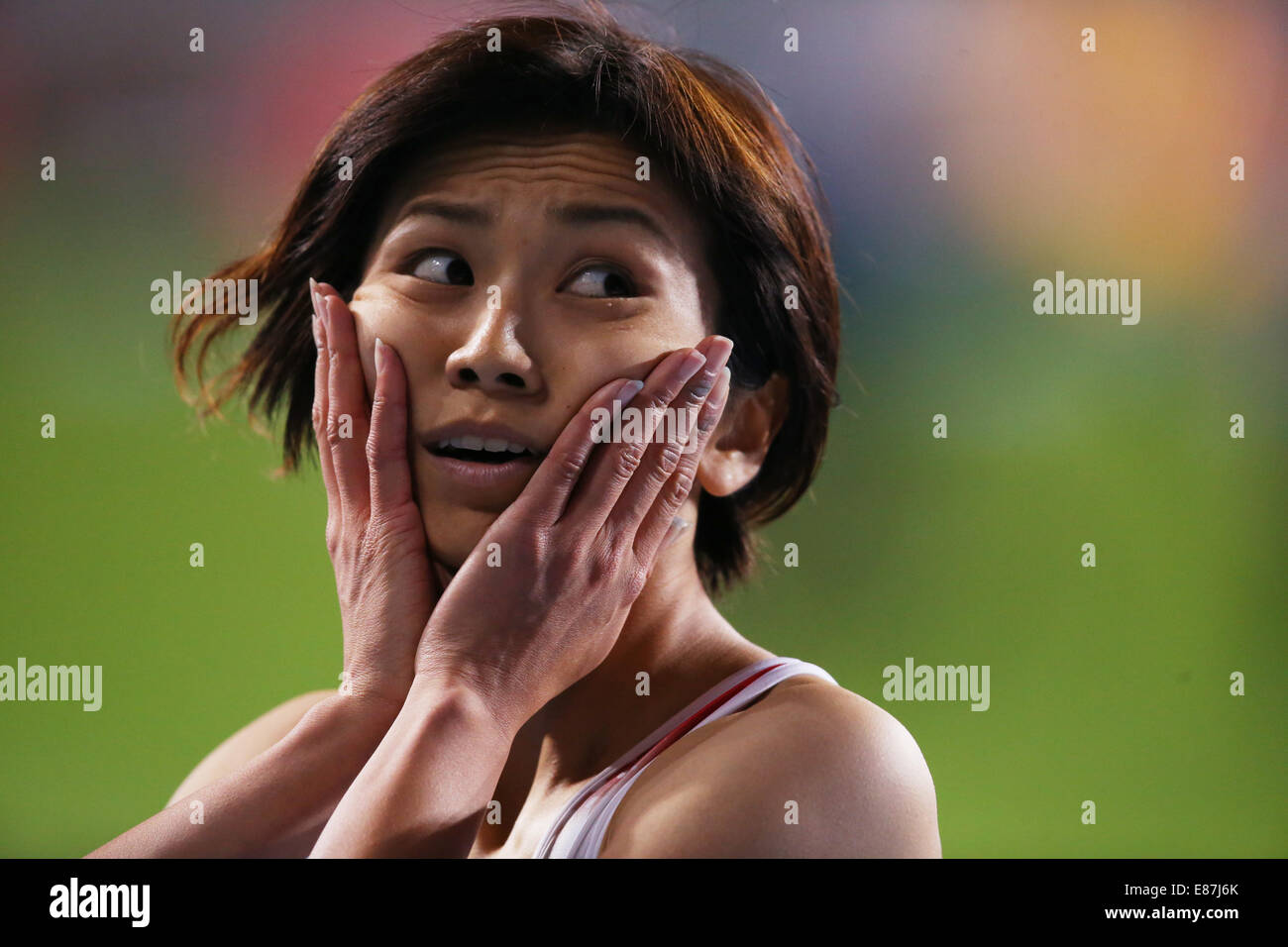 Incheon, South Korea. 1st Oct, 2014. Ayako Kimura (JPN) Athletics : Women's 100mH Final at ...