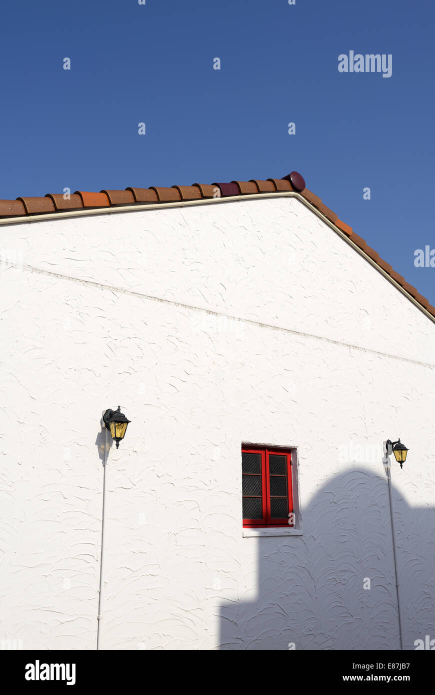 Classic red tile roof window hi-res stock photography and images - Alamy