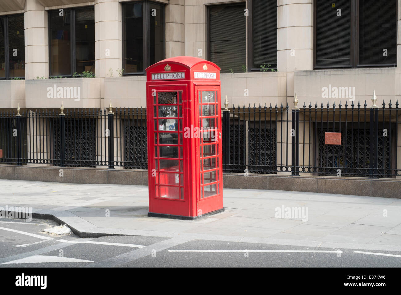 Telephone box in London's Covent Garden Stock Photo - Alamy