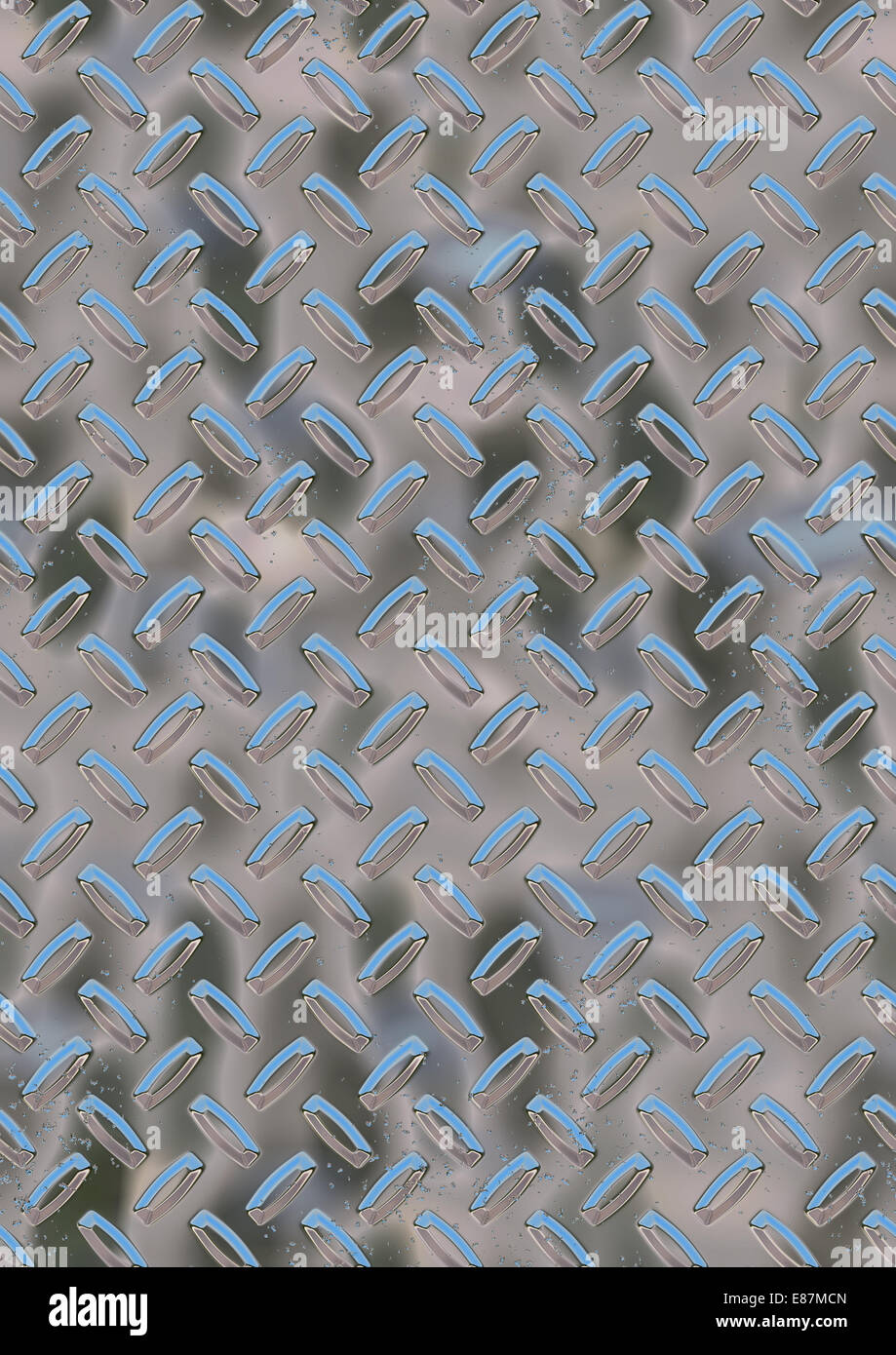 Industrial diamond metal plate texture, background, pattern Stock Photo ...
