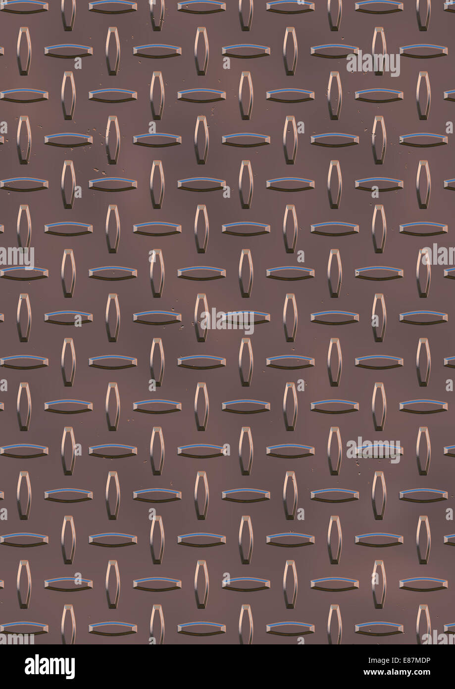 Diamonds metal plate texture hi-res stock photography and images - Alamy