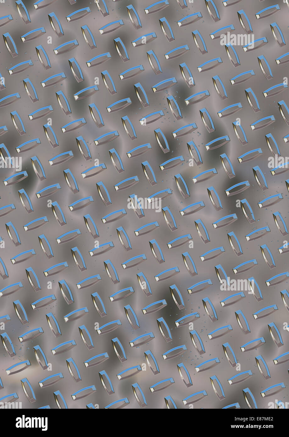 Diamonds metal plate texture hi-res stock photography and images - Alamy