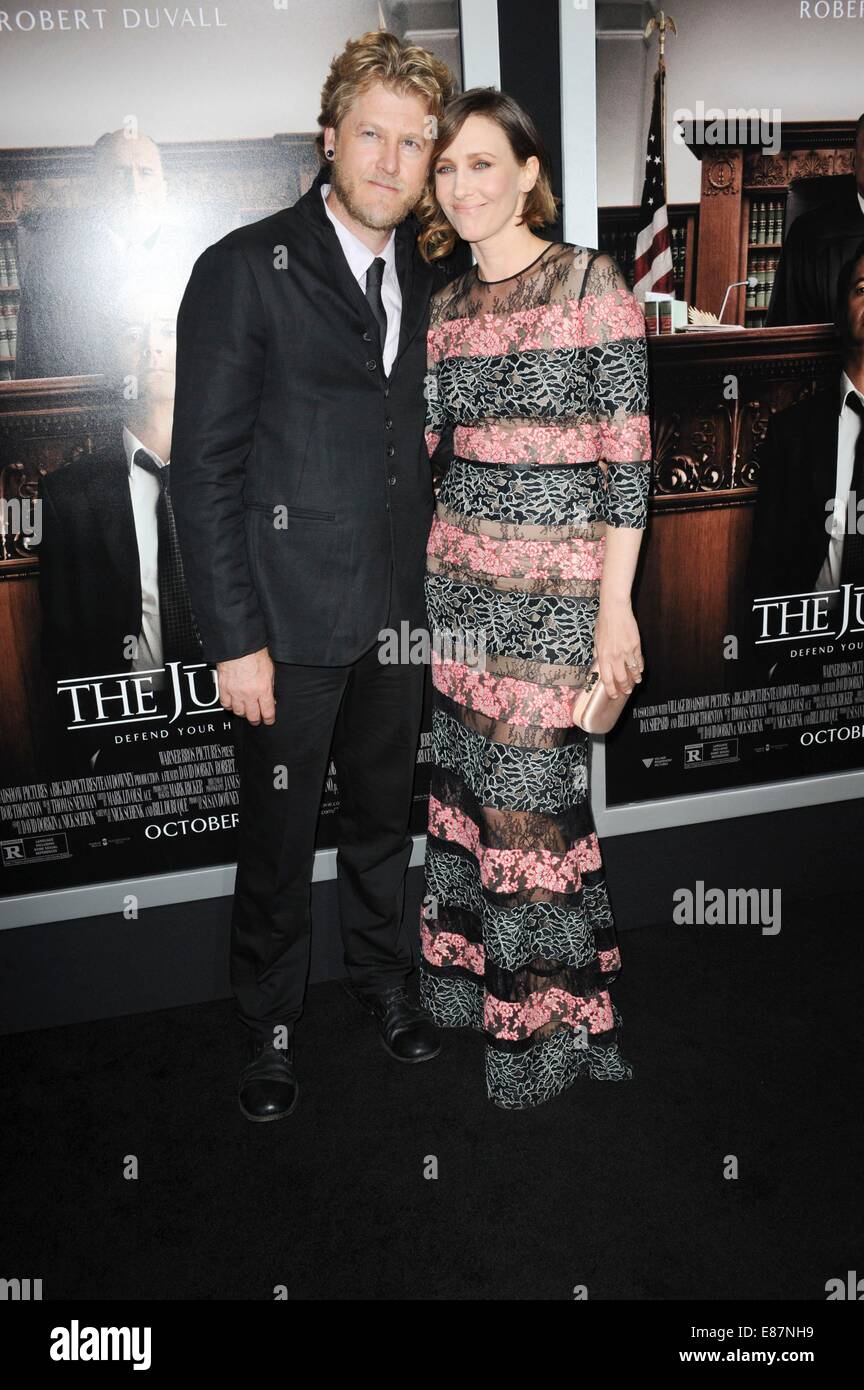 Los Angeles, CA, USA. 1st Oct, 2014. Renn Hawkey, Vera Farmiga at ...