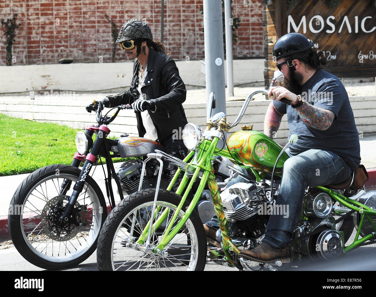 Aerosmith's Steven Tyler seen cruising around Hollywood Boulevard on ...