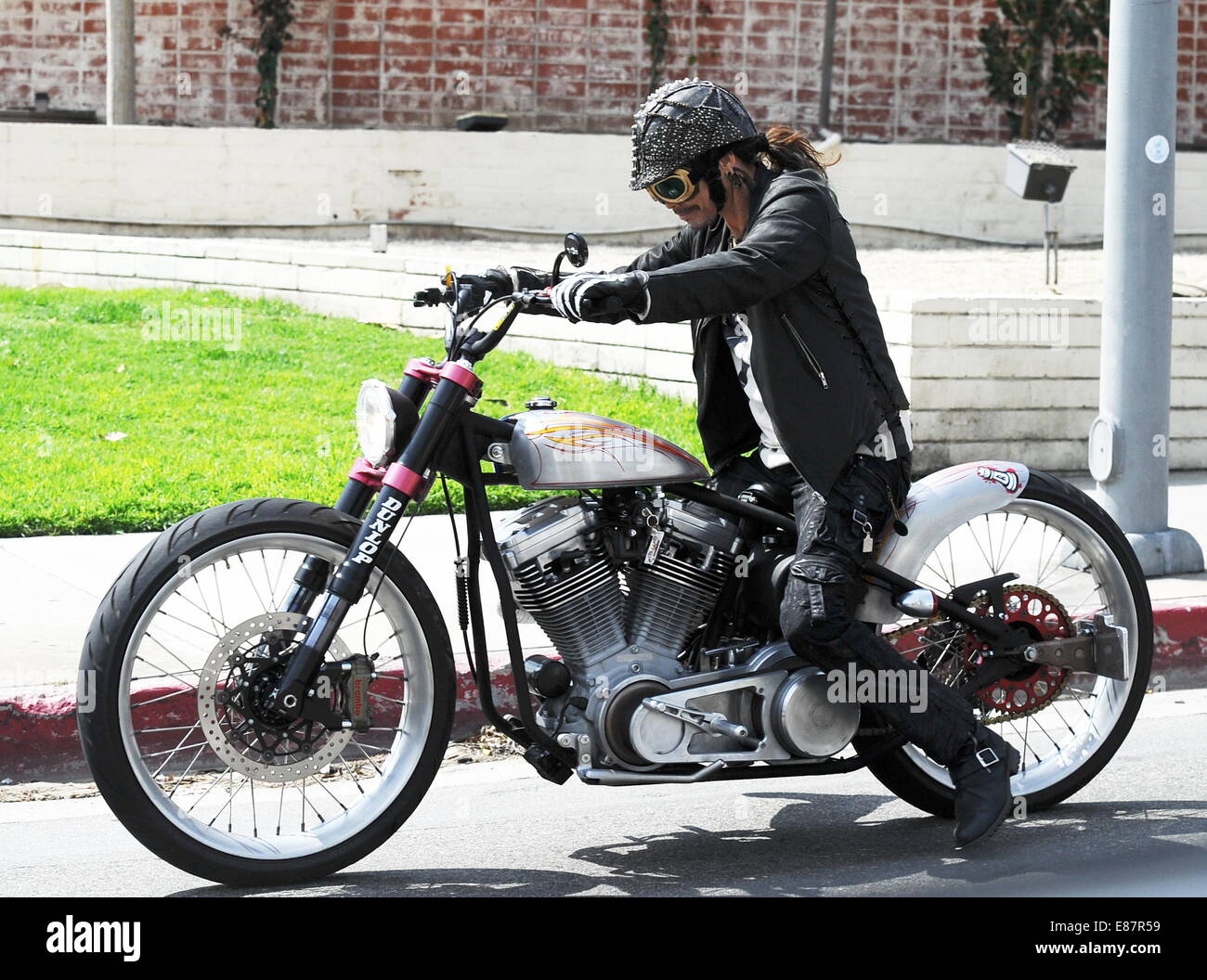 Aerosmith's Steven Tyler seen cruising around Hollywood Boulevard on ...