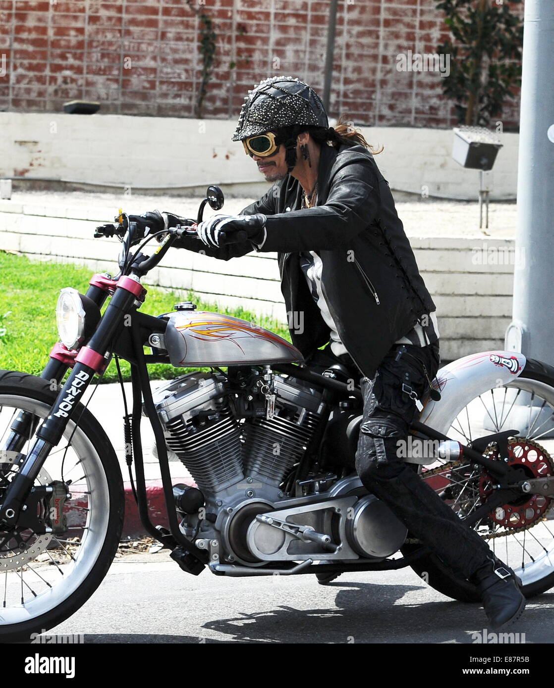 Aerosmith's Steven Tyler seen cruising around Hollywood Boulevard on ...