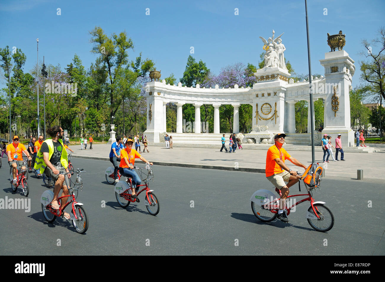 Cyclist front view on road hi-res stock photography and images - Alamy