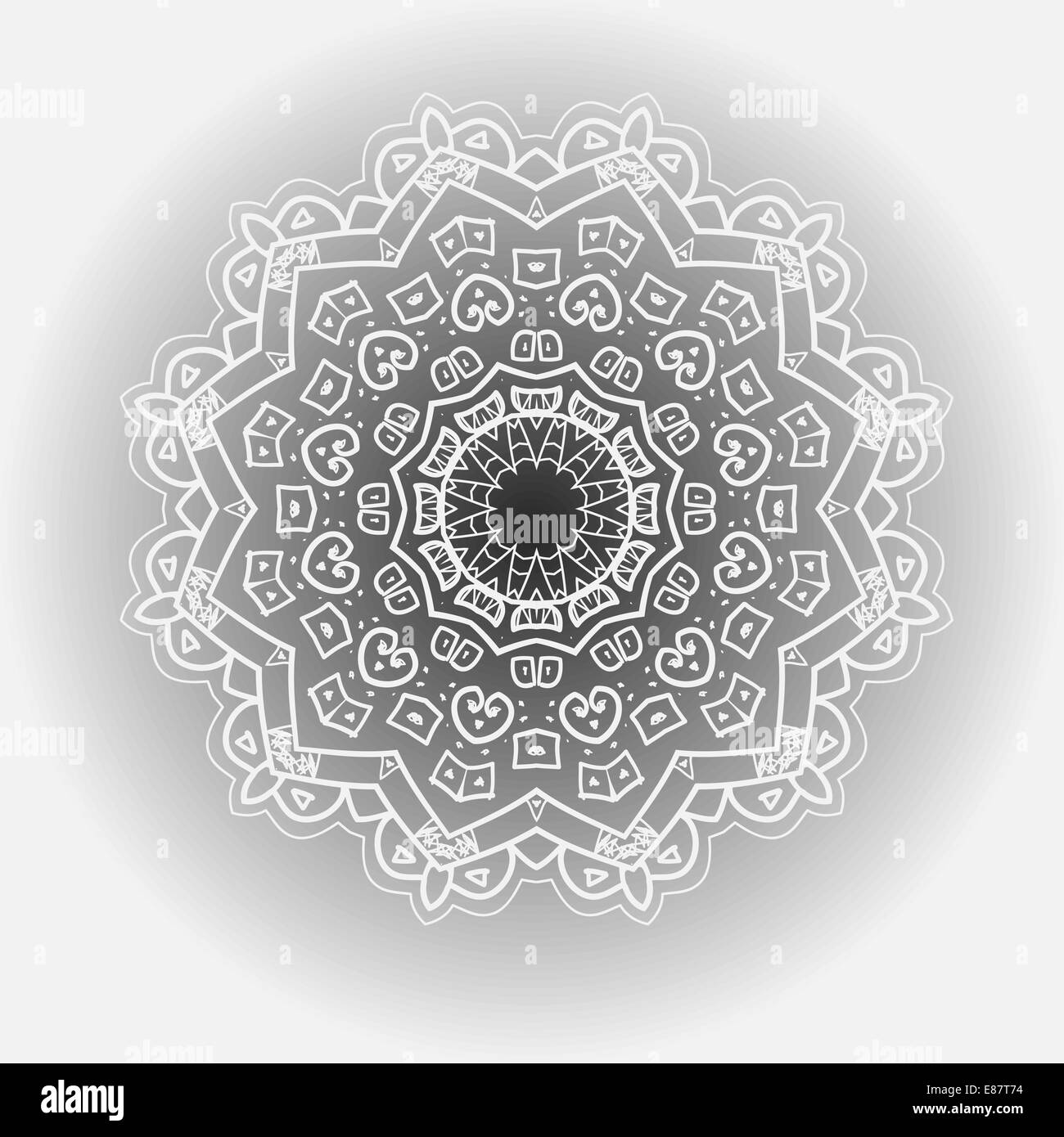 Oriental mandala motif what is karma Stock Vector Image & Art - Alamy
