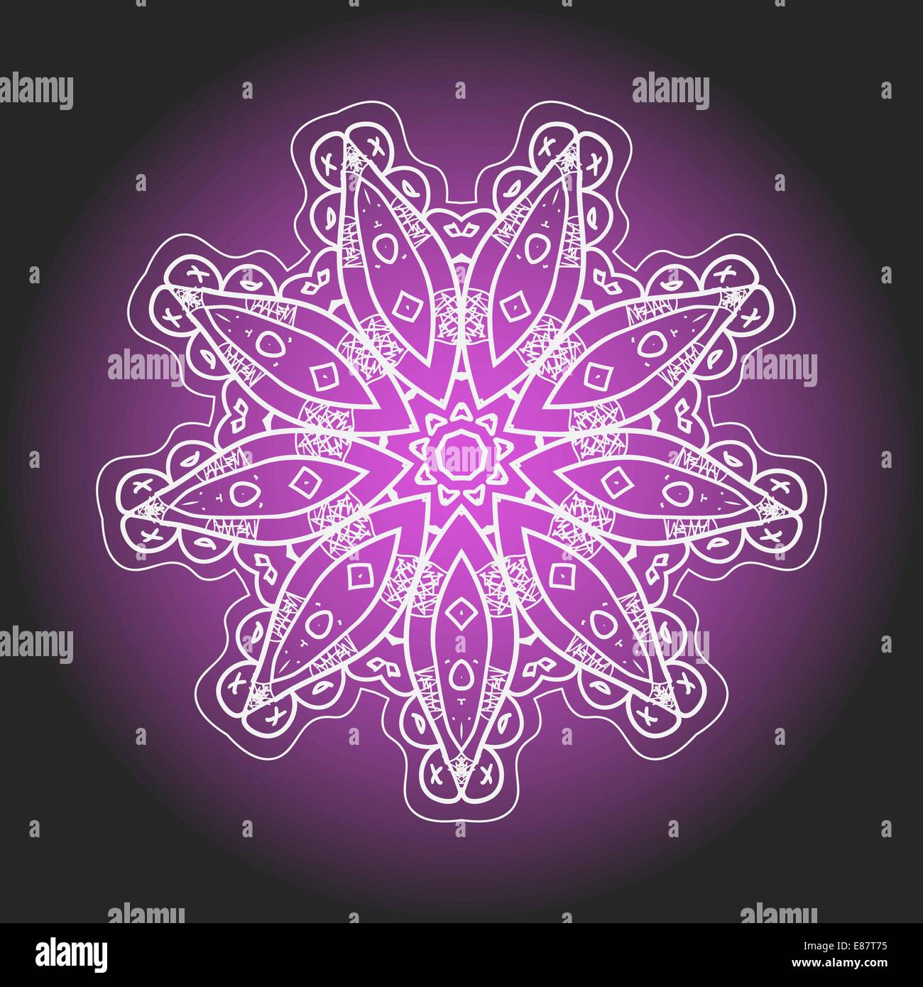 What is karma? Oriental mandala motif Stock Vector Image & Art - Alamy