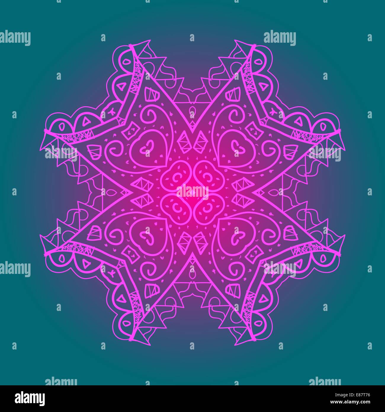 Oriental mandala motif. What is karma Stock Vector Image & Art - Alamy