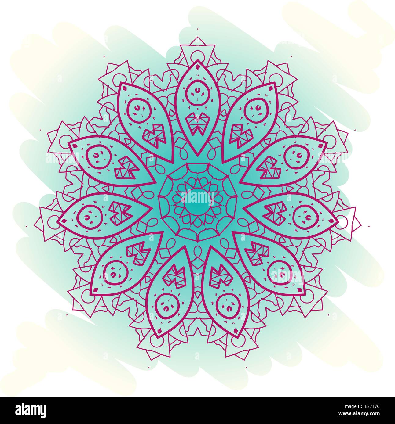 Oriental mandala motif. What is karma Stock Vector Image & Art - Alamy