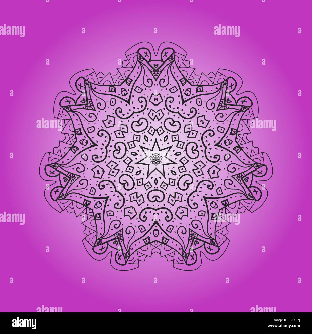 What is karma? Oriental mandala motif Stock Vector Image & Art - Alamy