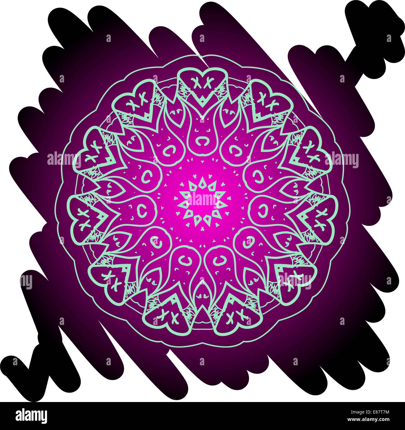 Oriental mandala motif - what is karma Stock Vector Image & Art - Alamy
