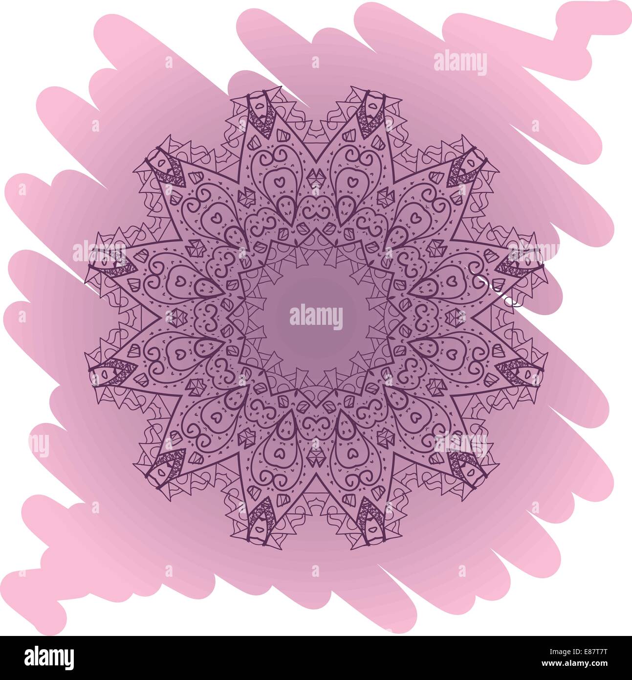 What is karma? Oriental mandala motif Stock Vector Image & Art - Alamy