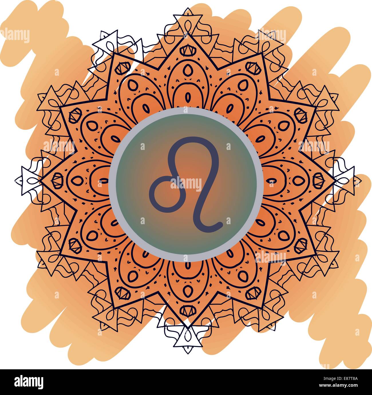 zodiac sign The Lion (leo Stock Vector Image & Art - Alamy