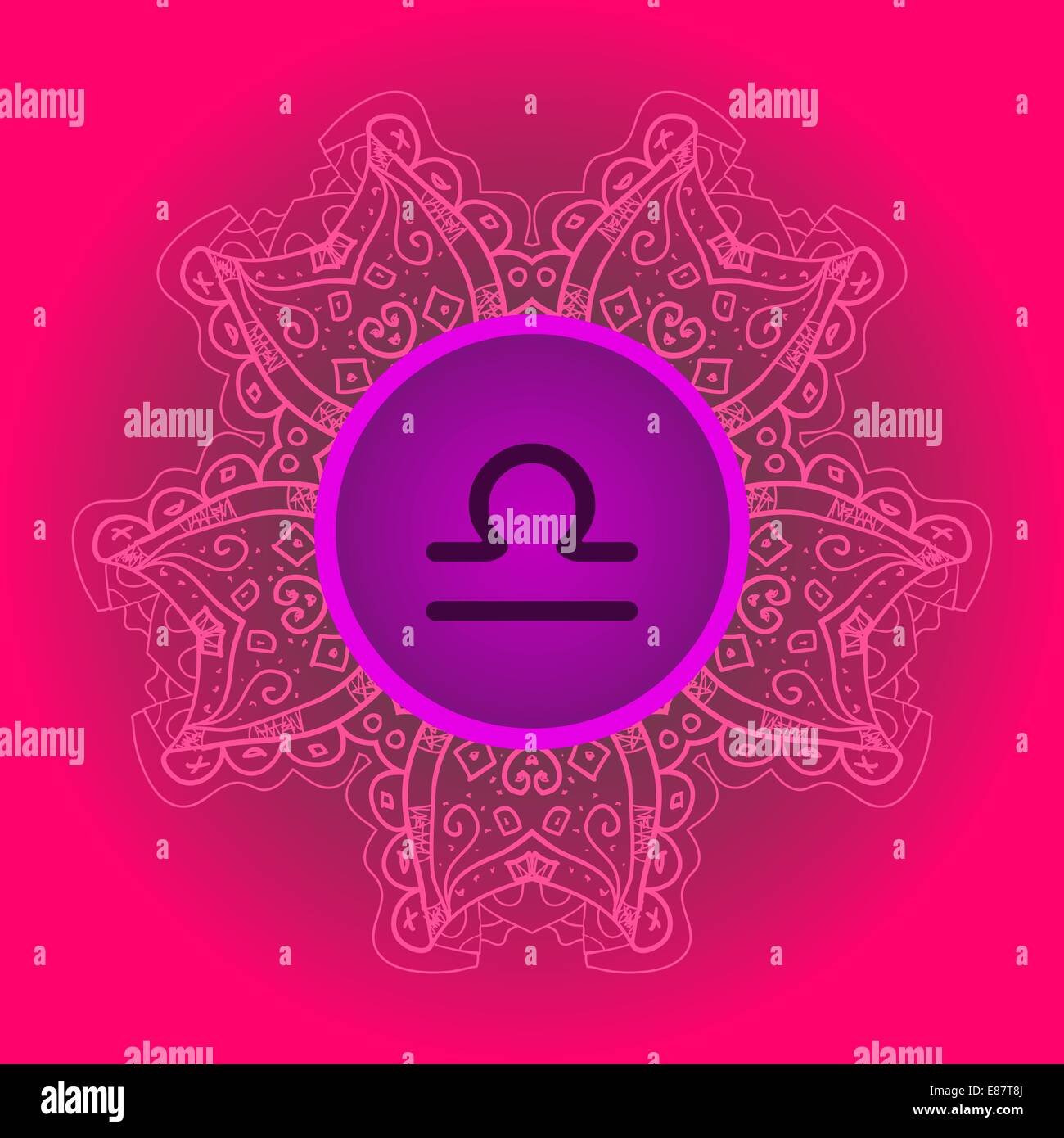 zodiac sign The Scales (libra Stock Vector Image & Art - Alamy