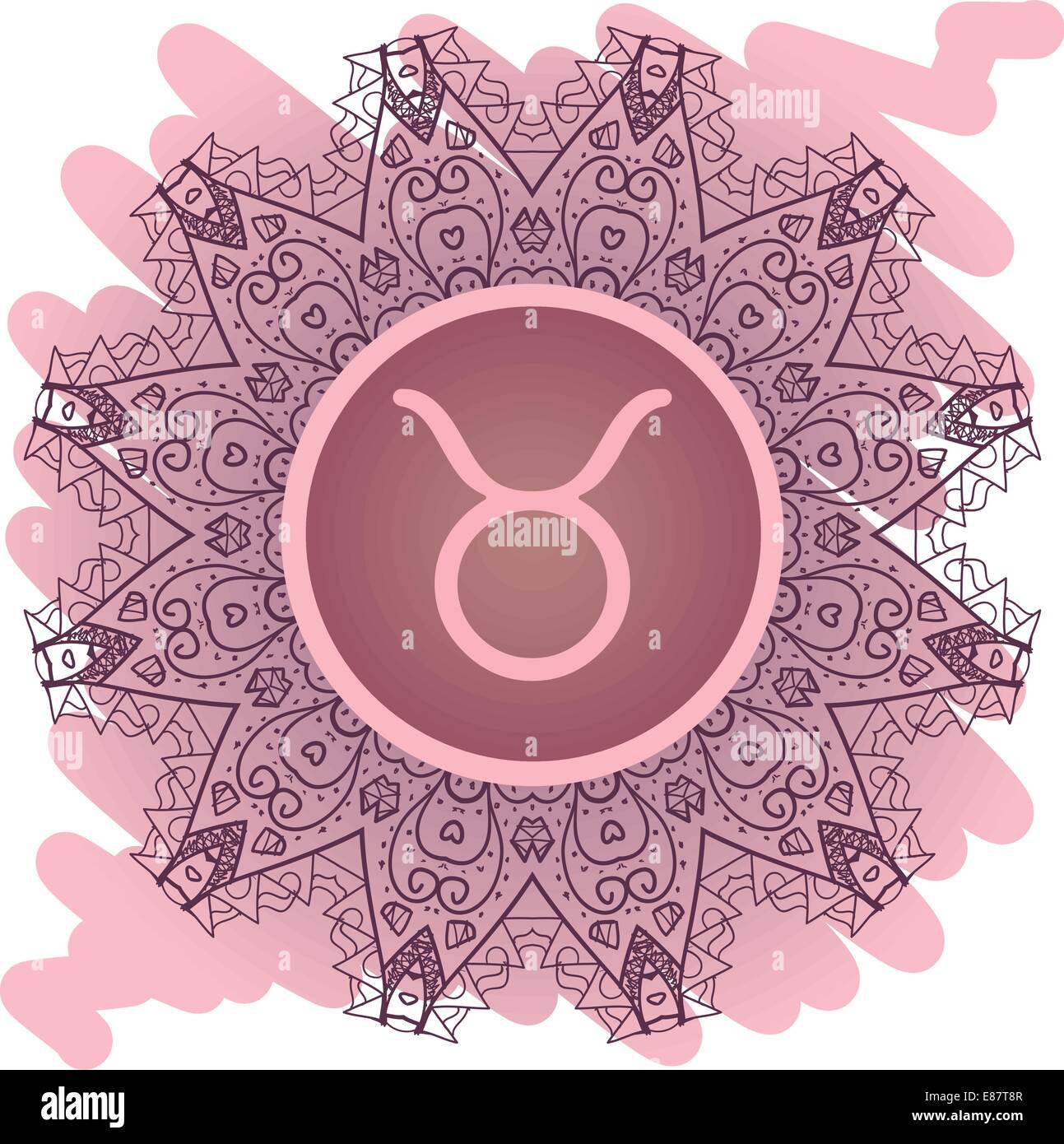 zodiac sign The Bull (taurus Stock Vector Image & Art - Alamy