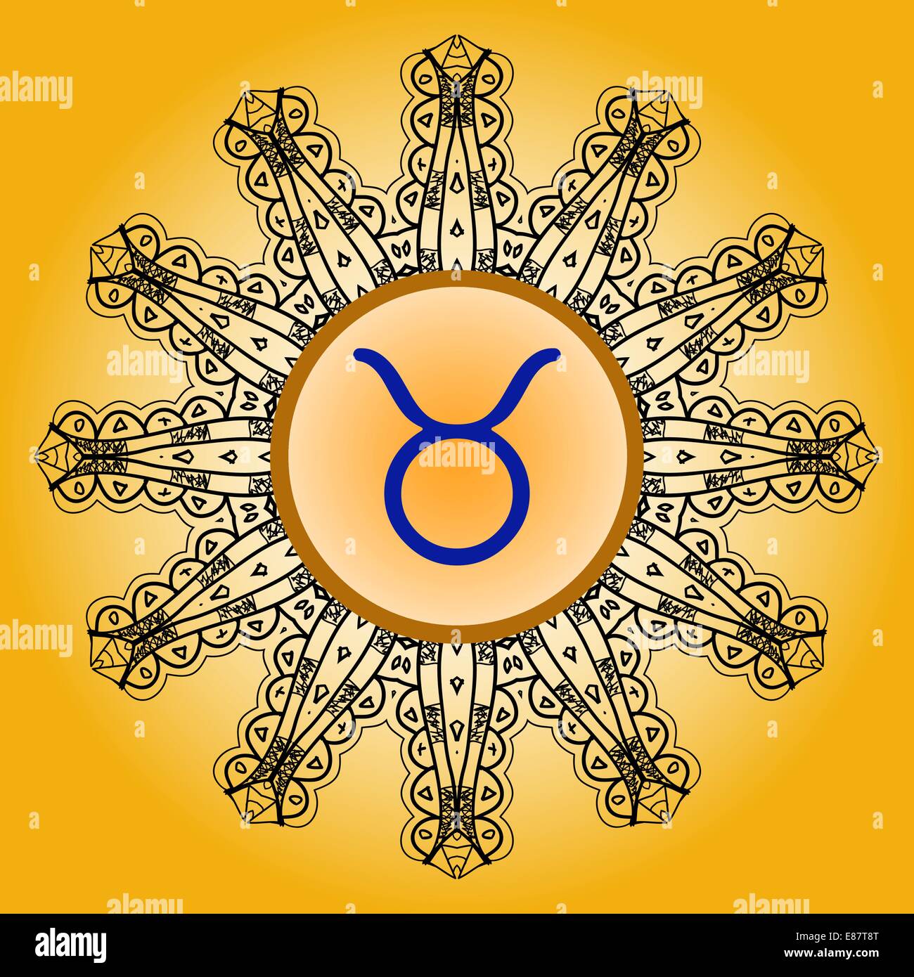 zodiac sign The Bull (taurus Stock Vector Image & Art - Alamy