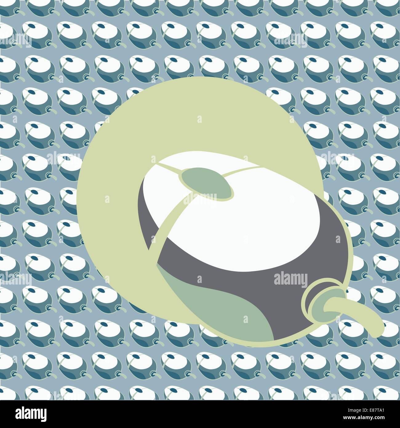 Vector illustration of computer mouse background Stock Vector Image ...