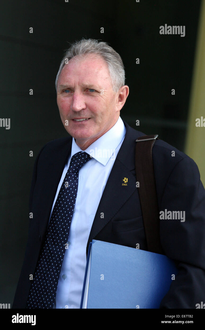 Howard Wilkinson leaves court after giving evidence in Ben Collett's ...
