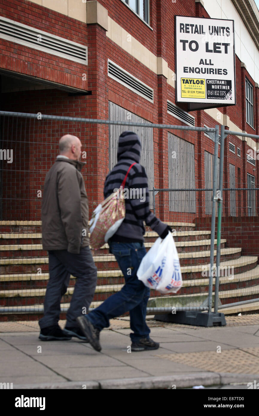 changing face of the Ellesmere Shopping Centre due to the building of a ...