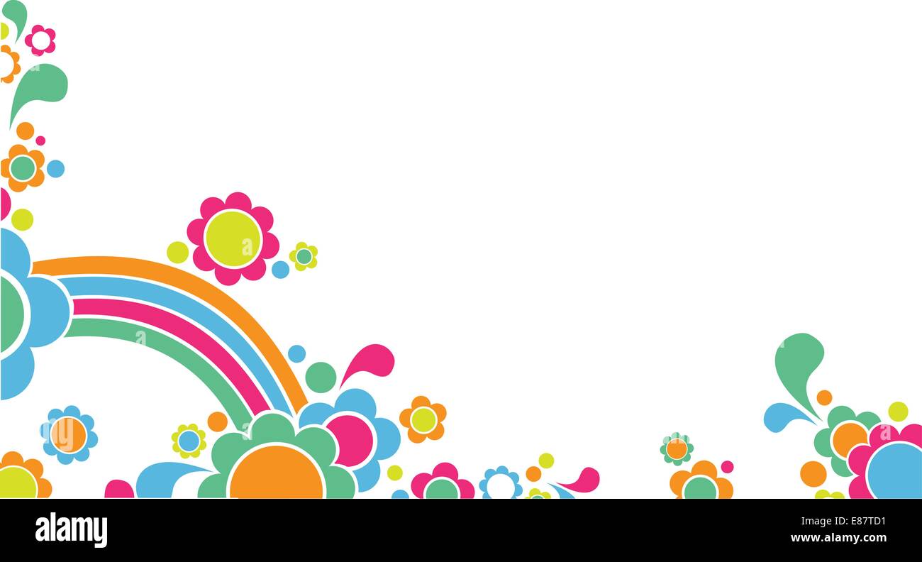 Vector illustration of retro Childrens' Background Stock Vector Image ...