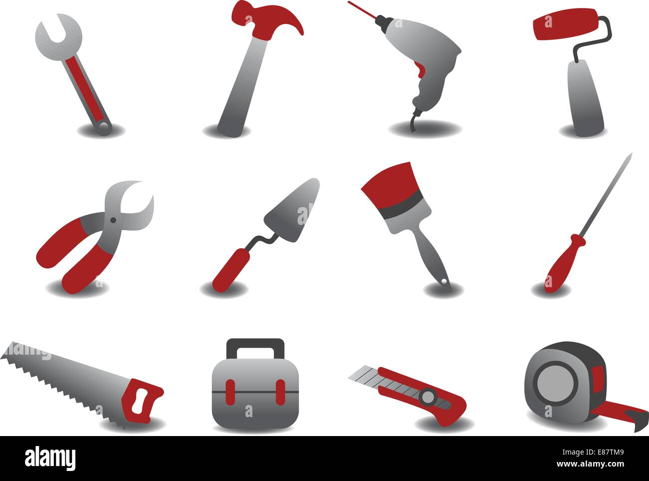 Tools repairing Stock Vector Images - Alamy