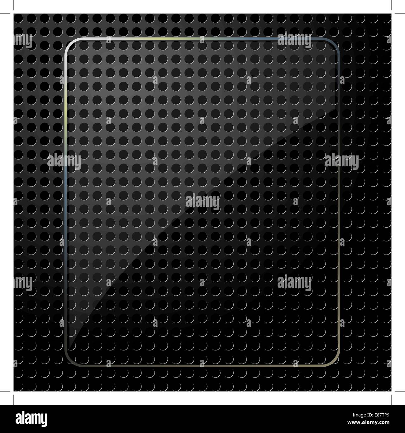 White glass plate on Stock Vector Images - Alamy