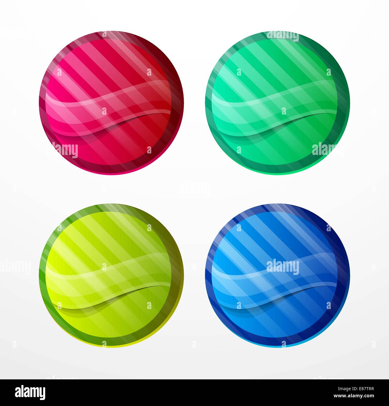 Colorful sticker set Stock Vector Image & Art - Alamy