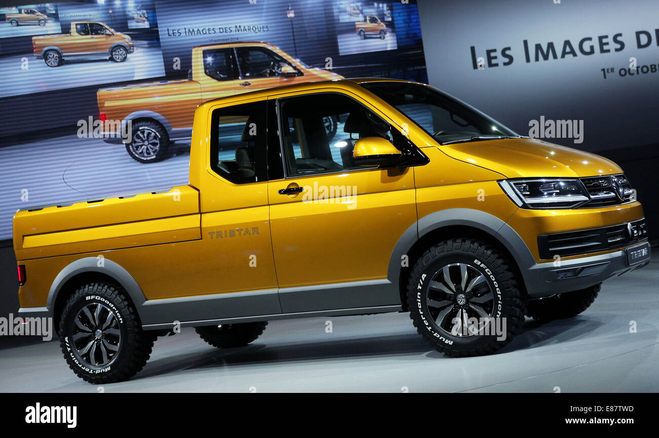 Paris, France. 1st Oct, 2014. The new Volkswagen Tristar is presented ...