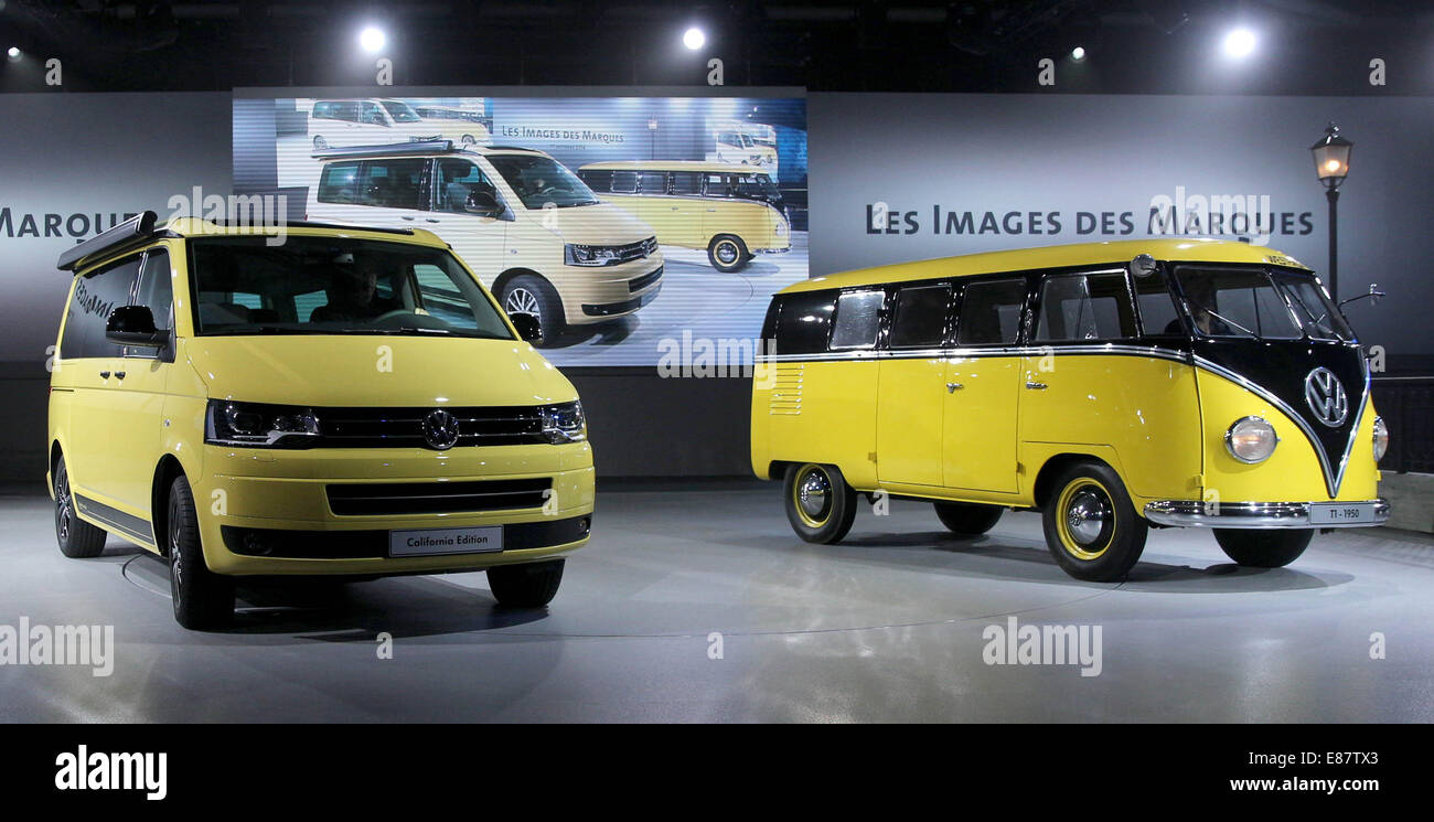 Paris, France. 1st Oct, 2014. The new Volkswagen California Edition (L ...