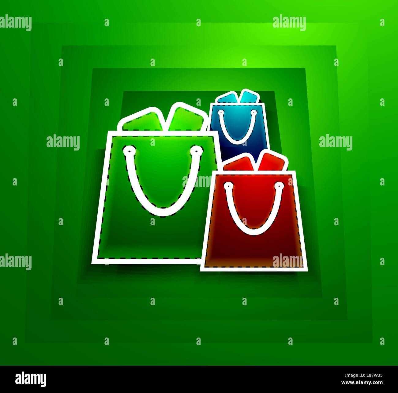Go shopping concept. Vector EPS10 illustration Stock Vector Image & Art ...