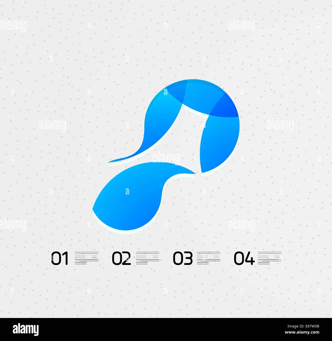 Abstract flowing shape on the paper Stock Vector Image & Art - Alamy