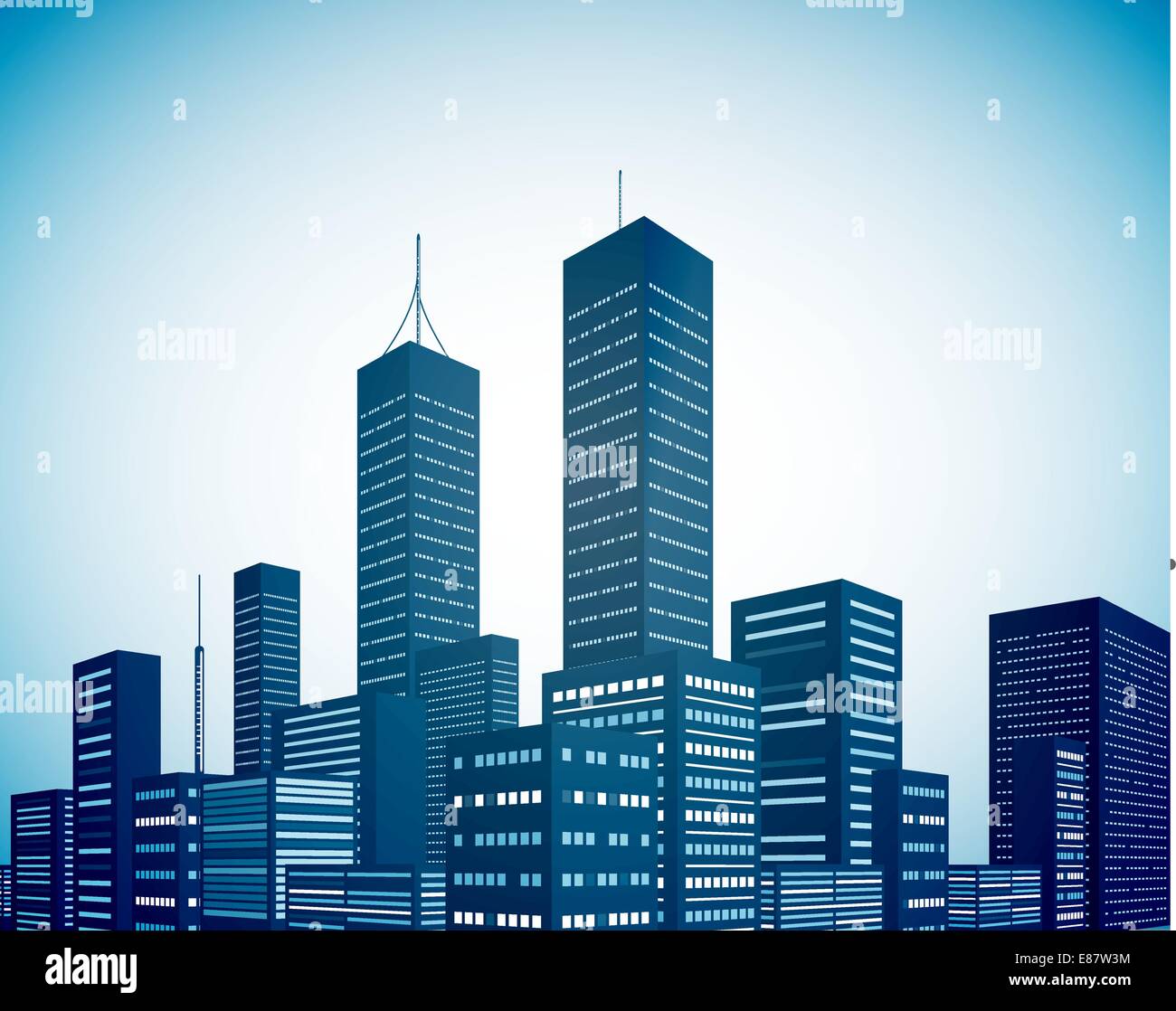 Modern city landscape background Stock Vector Image & Art - Alamy