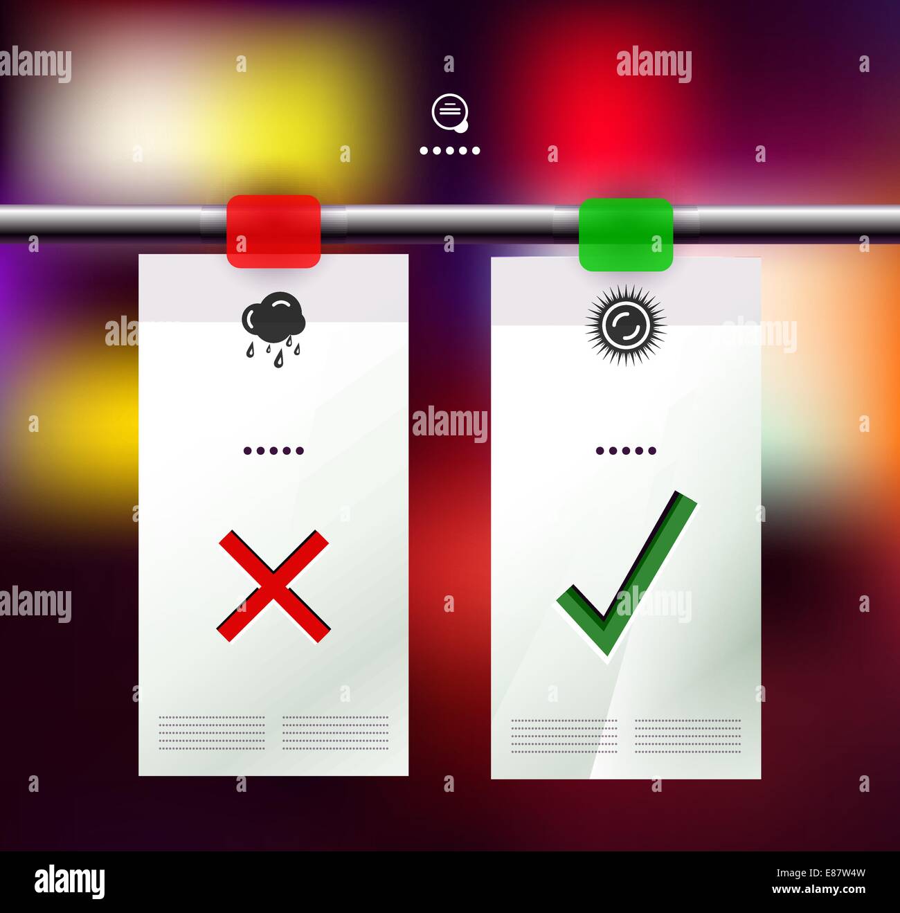 Lists of data Stock Vector Images - Alamy