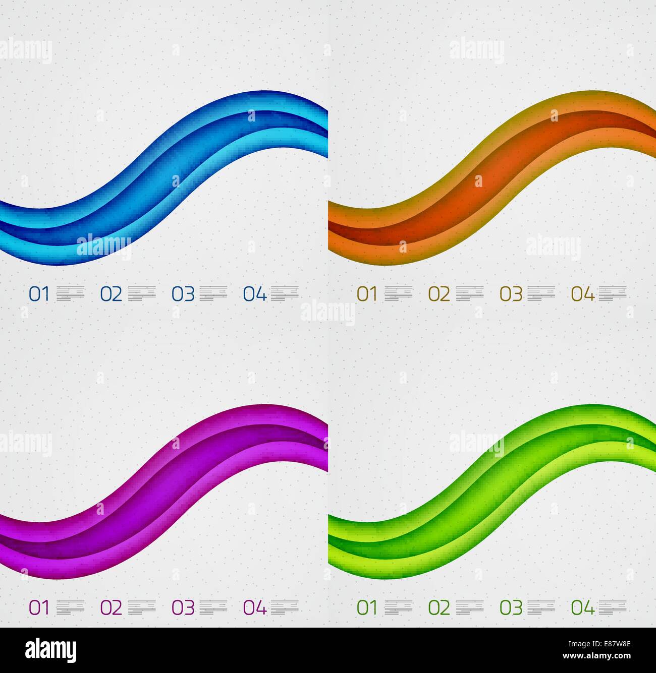 Flowing lines modern design templates Stock Vector Image & Art - Alamy