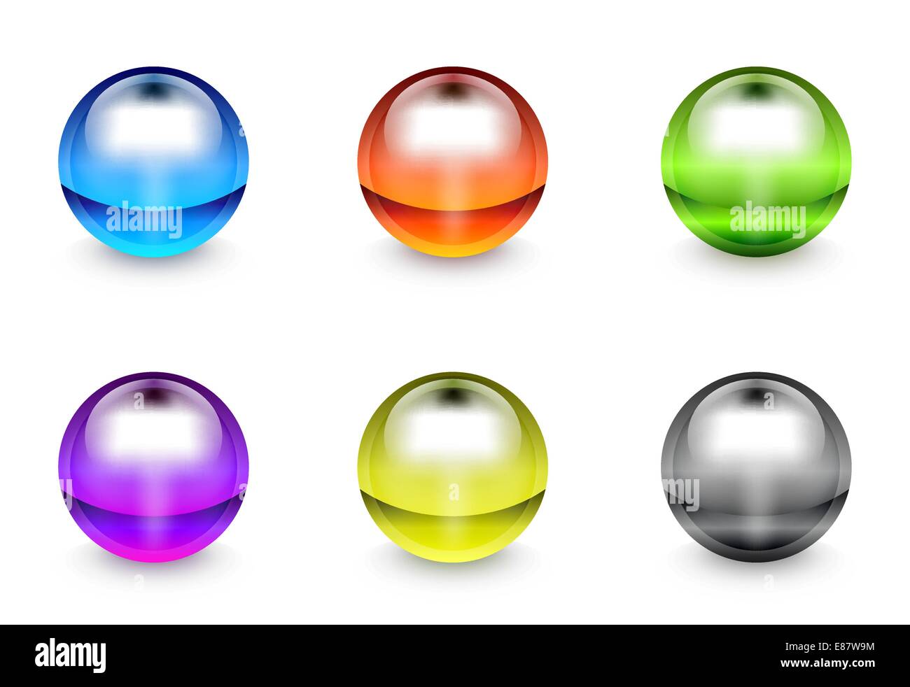Vector plastic gel round buttons Stock Vector Image & Art - Alamy
