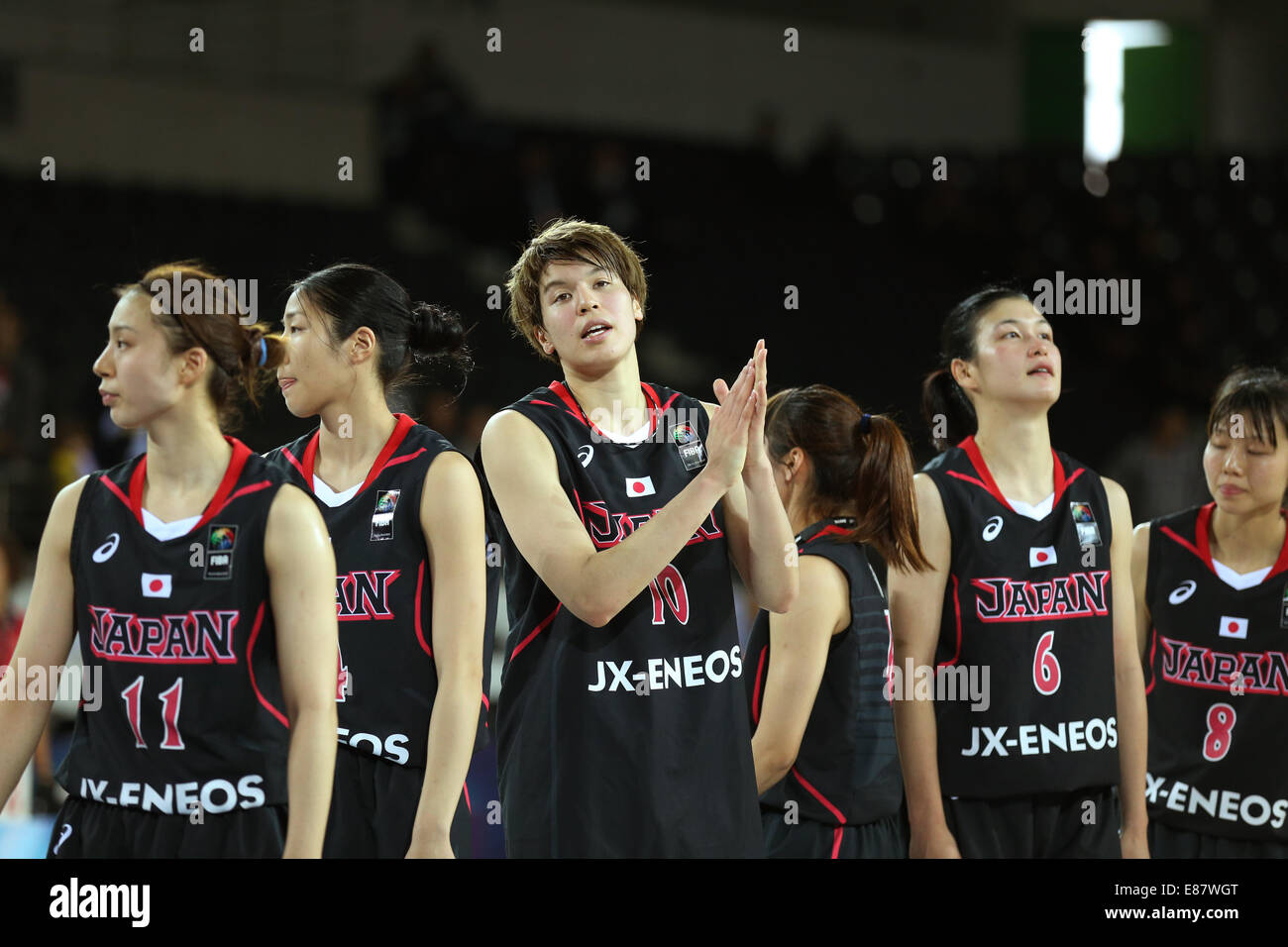 Ankara, Turkey. 30th Sep, 2014. Japan team group (JPN) Basketball : (L ...