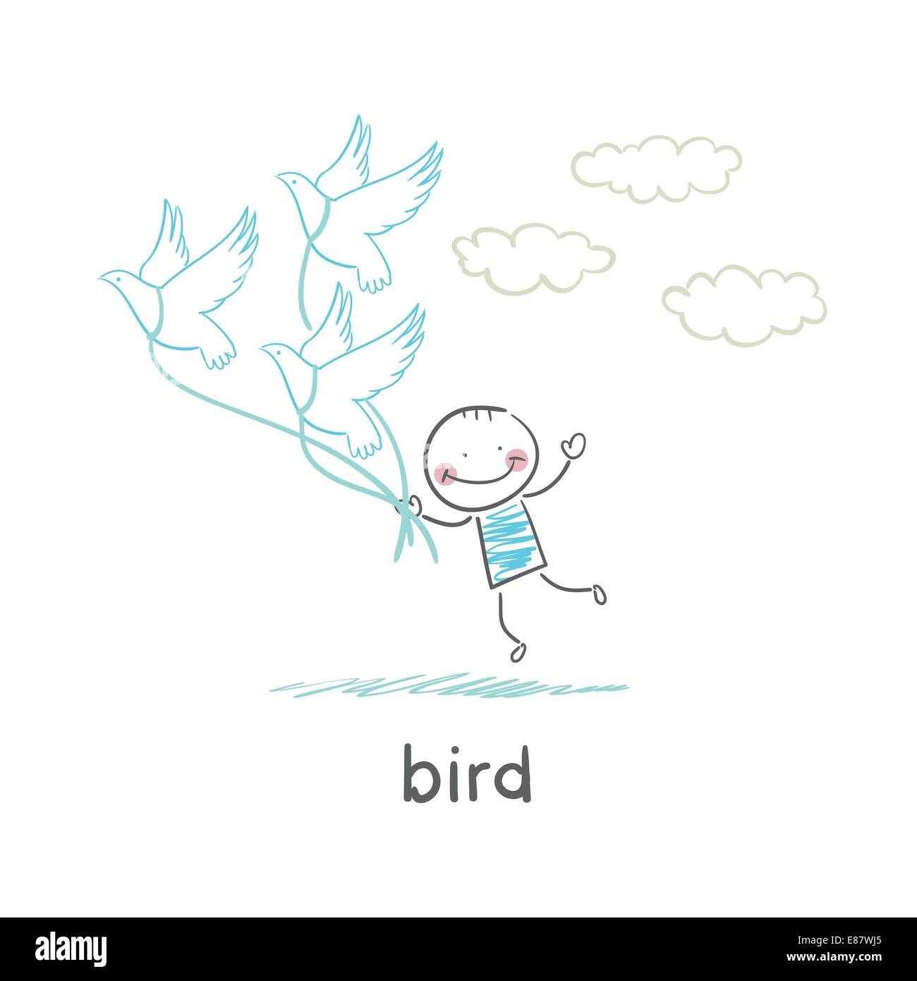 Finger man summer Cut Out Stock Images & Pictures - Alamy