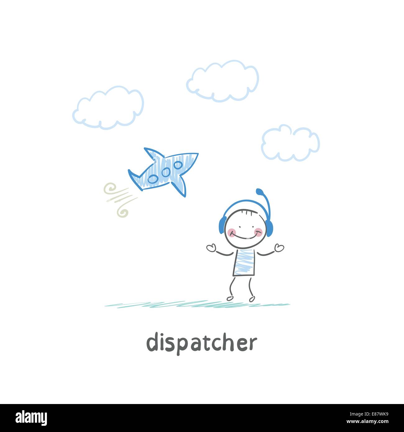 Dispatcher Stock Vector Images - Alamy