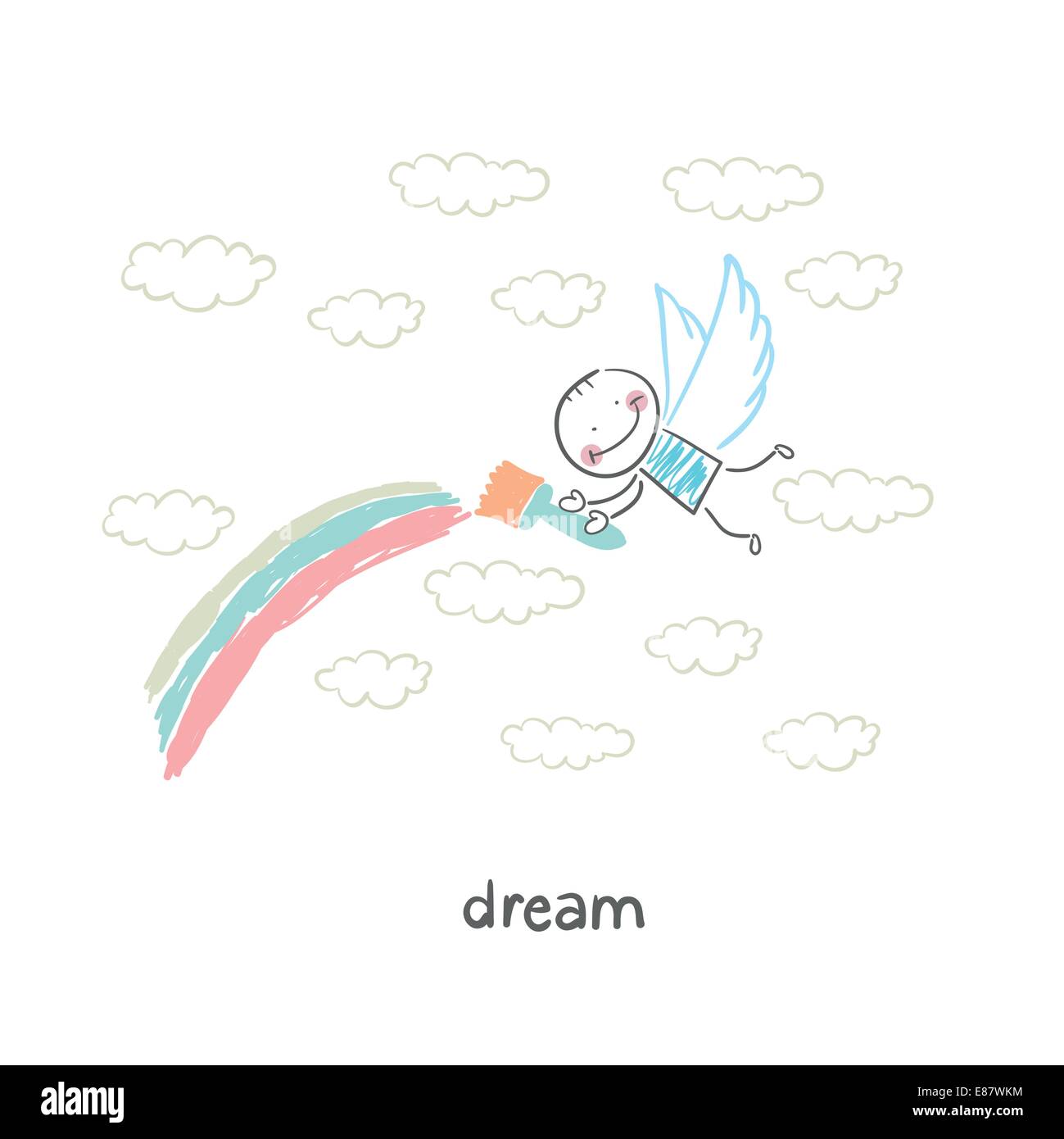 Dream model Stock Vector Images - Alamy