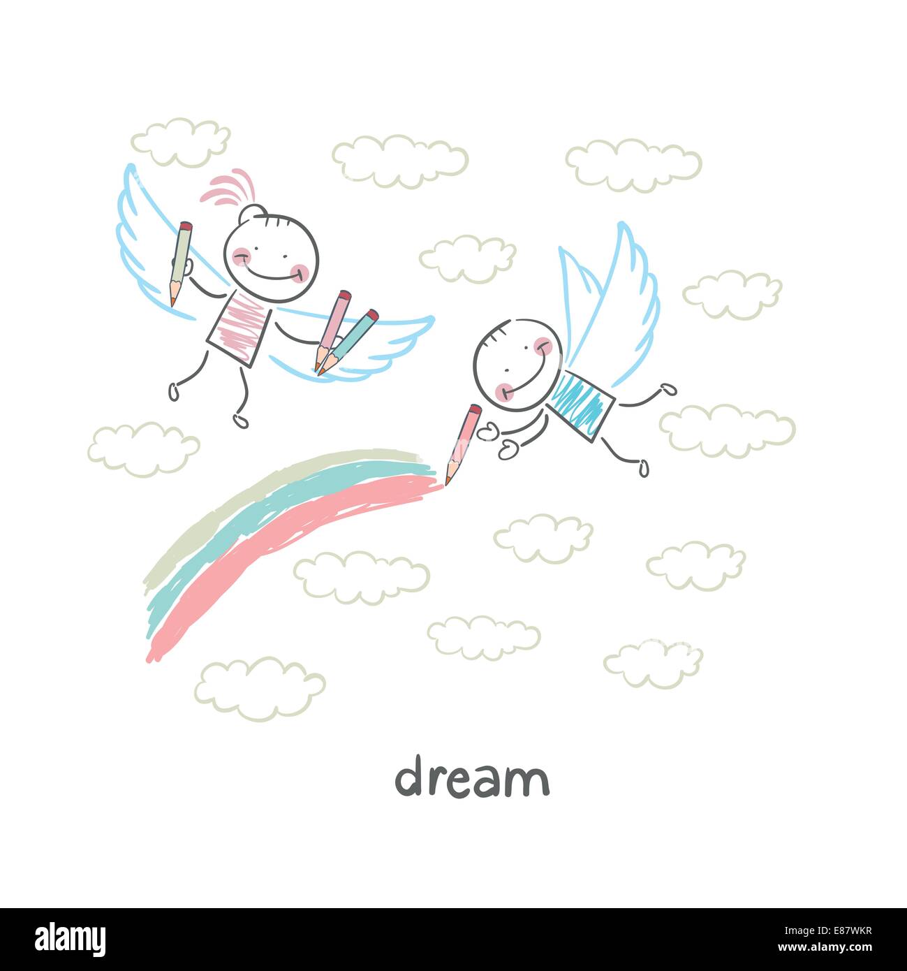 Dream model Stock Vector Images - Alamy