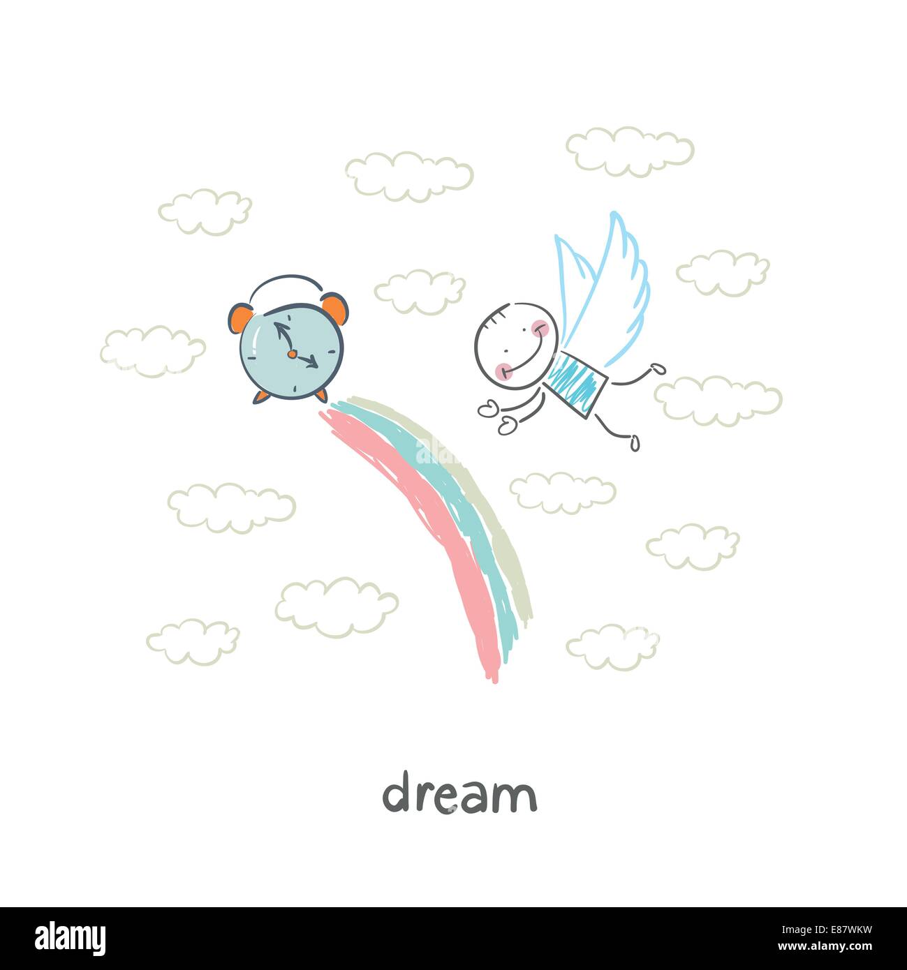Dream model Stock Vector Images - Alamy