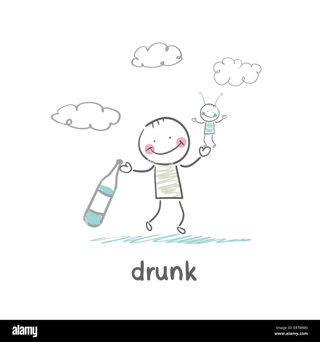 Happy drunk person Stock Vector Images - Alamy Happy drunk person Stock Vector Images - Alamy