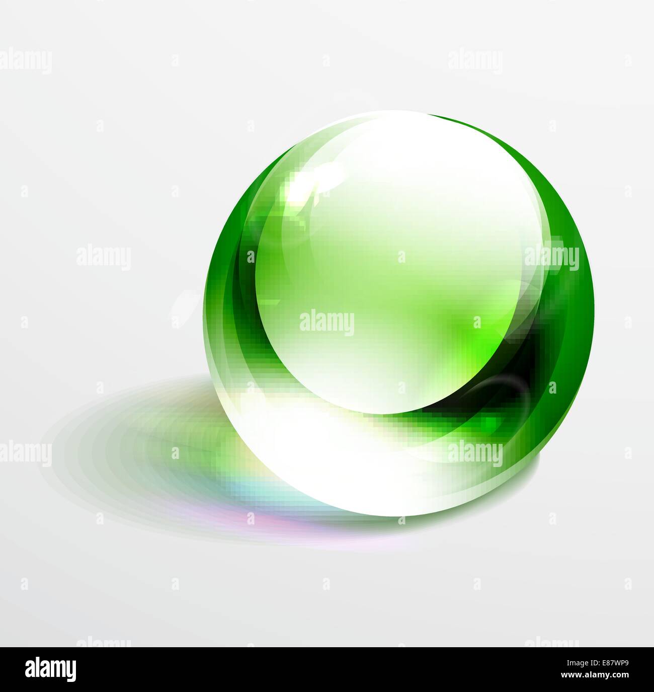 Vector blue shiny sphere Stock Vector Image & Art - Alamy