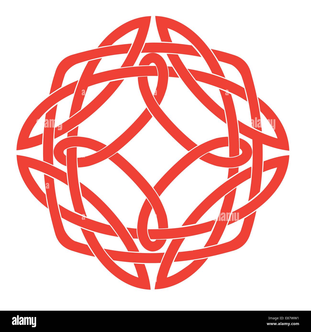 Vector Illustration of Celtic Knot Motif Stock Vector Image & Art - Alamy
