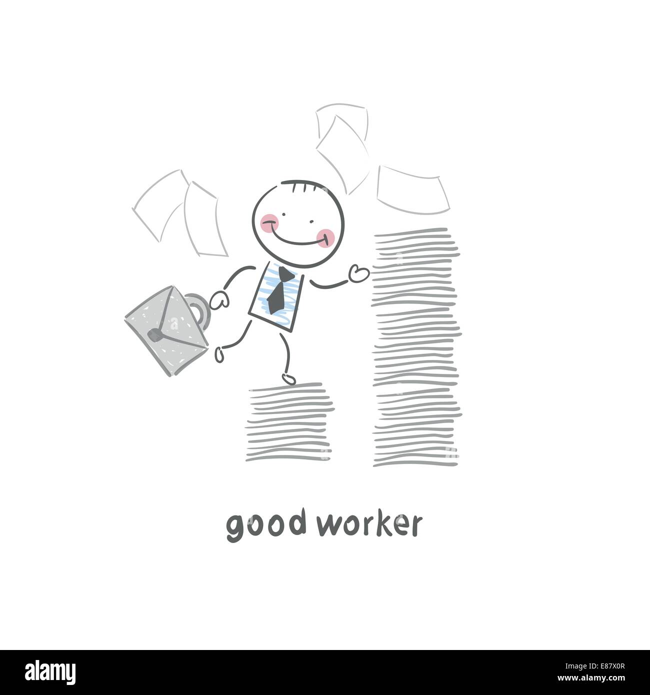 Good looking happy young people Stock Vector Images - Alamy